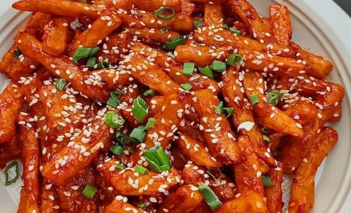 Crispy and Spicy Chilli Potato Recipe - Herbsjoy.com